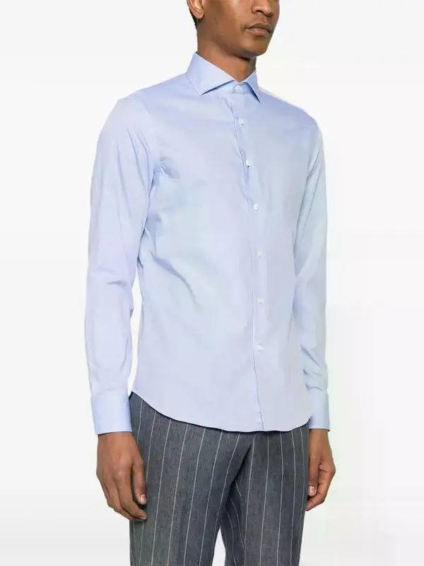 Canali Buttoned Shirt - Blue