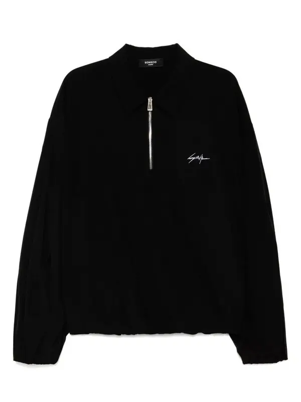 SONGZIO Darted Collared Sweatshirt
