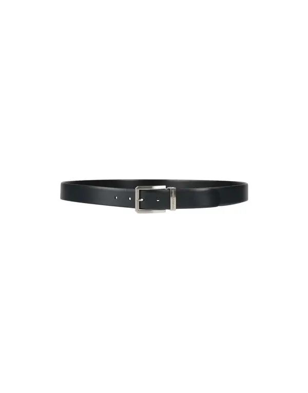 Emporio Armani Leather Belt With Logo