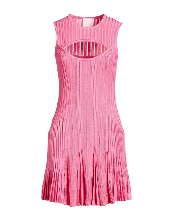 Givenchy Sleeveless Knit Mini Dress With Cutout Detail