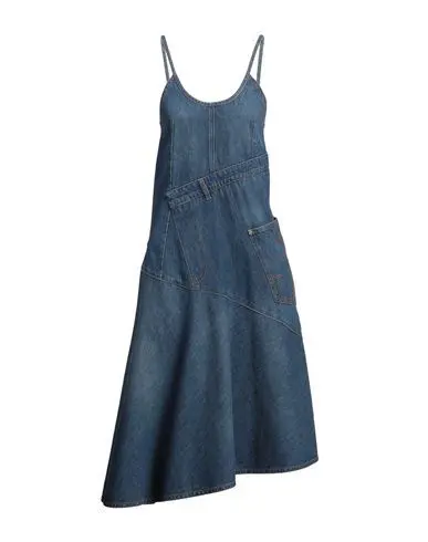 JW Anderson Asymmetric Midi Dress - Blue