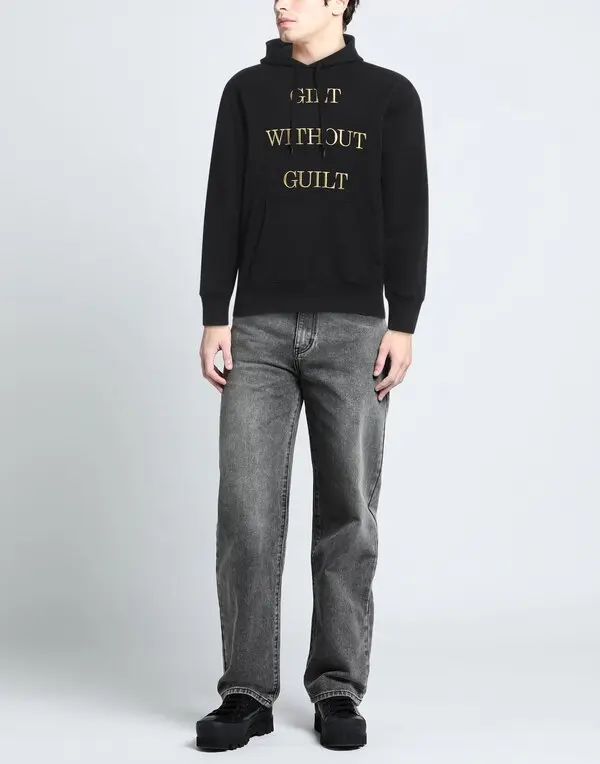 Moschino Cotton Couture Sweatshirt With Hood And Appliqués