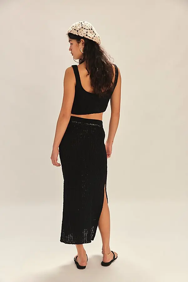 Free People Havana Knit Sweater Set