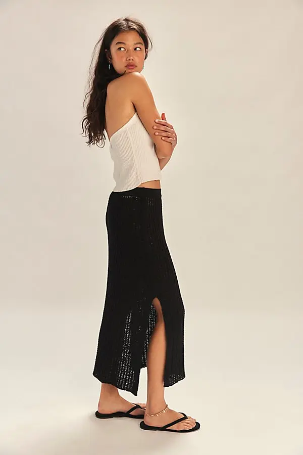 Free People Havana Knit Sweater Set