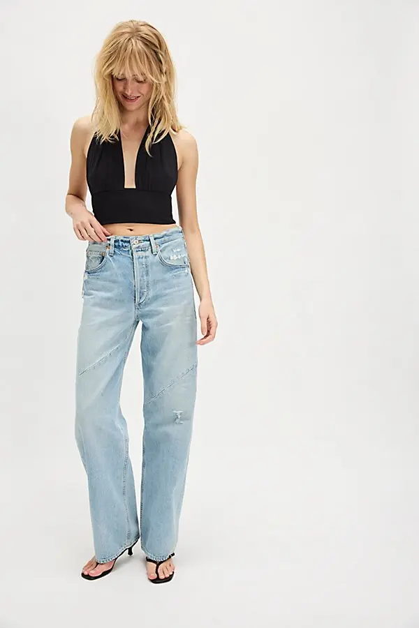Citizens Of Humanity Ayla Swirl Baggy Jeans