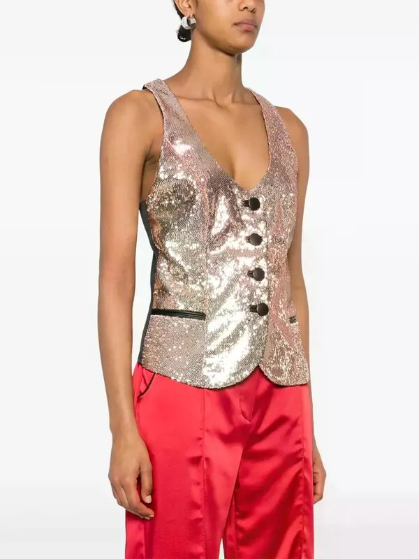 MITILIANE COUTURE Sequined Waistcoat