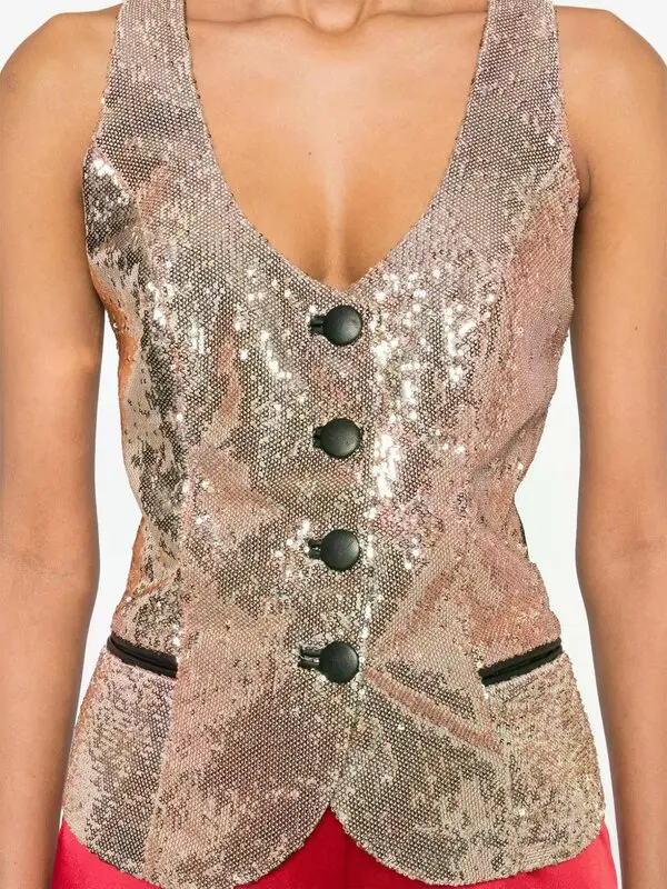 MITILIANE COUTURE Sequined Waistcoat