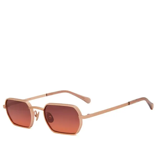 MOSCOT Schmooz Sunglasses - Rose/cabernet