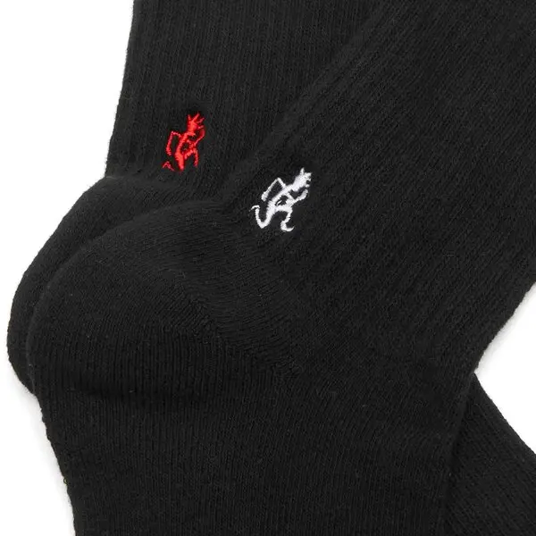 Gramicci Basic Crew Socks 3-pack - Black