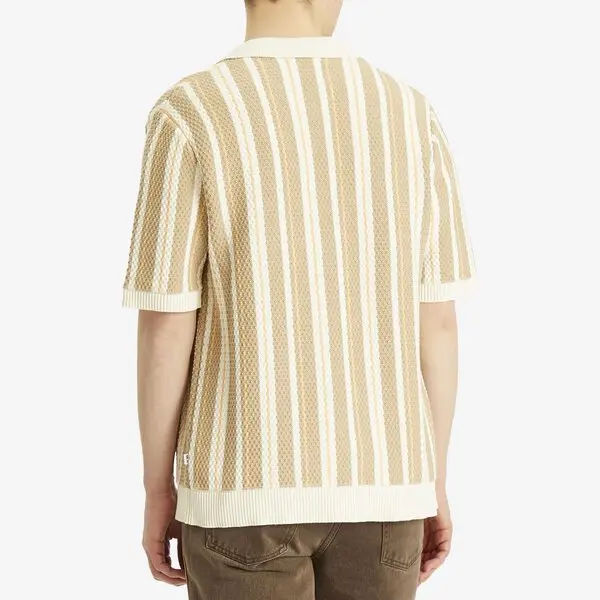 Nn07 Jackie Stripe Knitted Polo Shirt