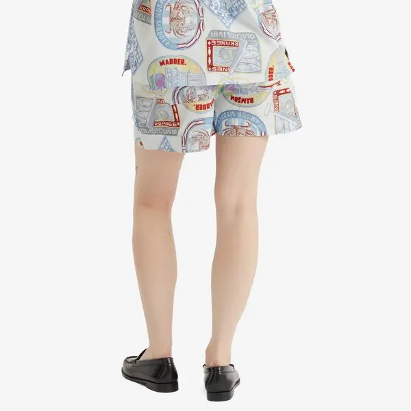 DAMSON MADDER Printed Pull On Shorts