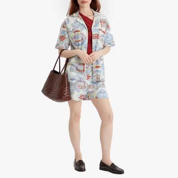 DAMSON MADDER Printed Pull On Shorts