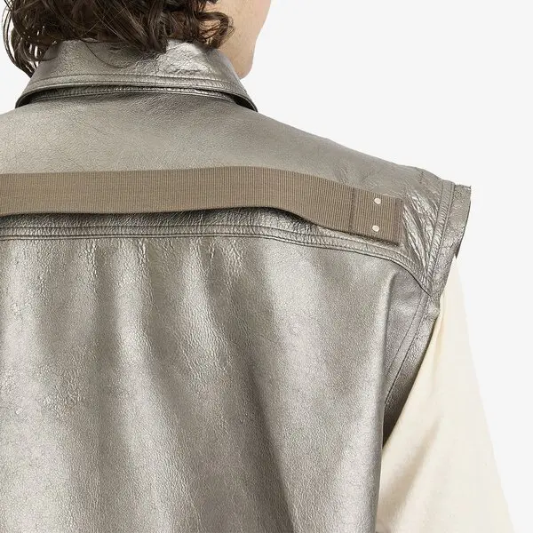 Rick Owens Leather Jumbo Outershirt
