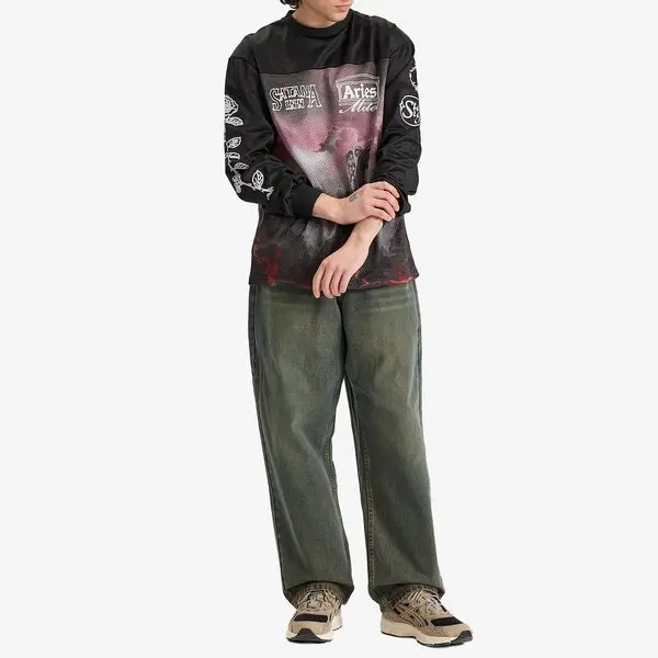 Aries Ramscape Airtex Longsleeve T-shirt