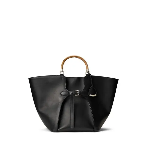 Ralph Lauren The Large Calfskin Tote - Black