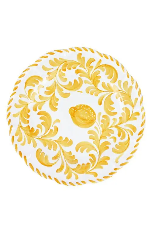 VIETRI Arezzo Round Platter - Yellow