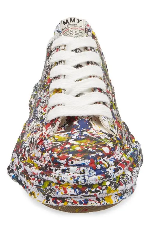 Mihara Yasuhiro Peterson23 Og Sole Sputtering Paint Canvas Sneakers - White Multi