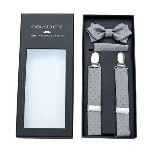 MOUSTACHE Dotted Accessories Set - Silver