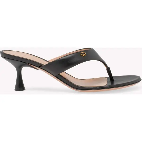 GIANVITO ROSSI Ascent Thong 55 Sandals - Black