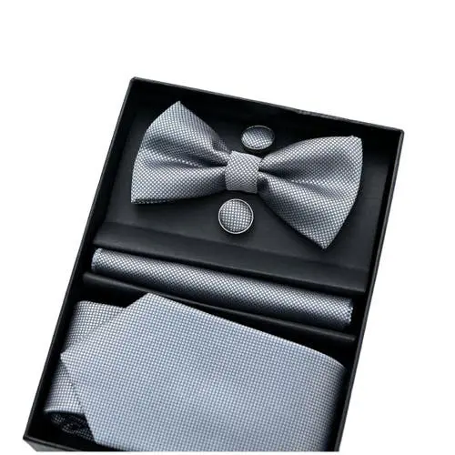 MOUSTACHE Textured Accessory Set - Silver