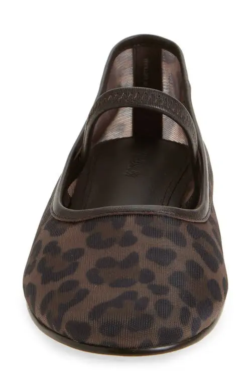 Madewell The Greta Leopard Mesh Ballet Flat