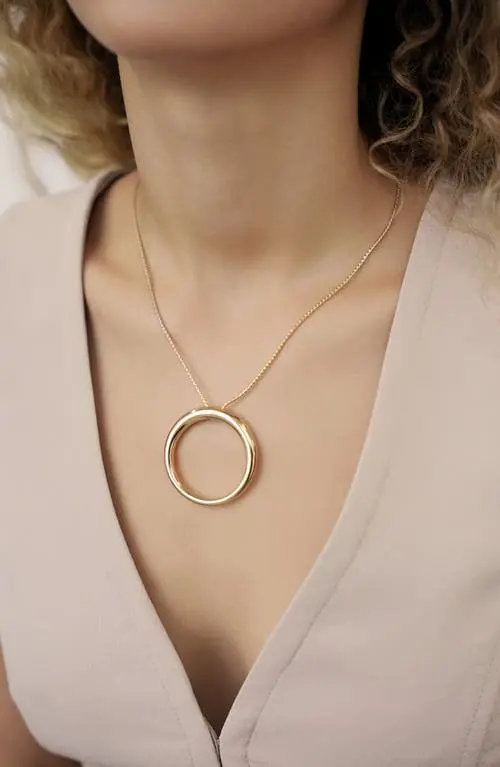 Ettika Eternal Orbit Pendant Necklace - Gold