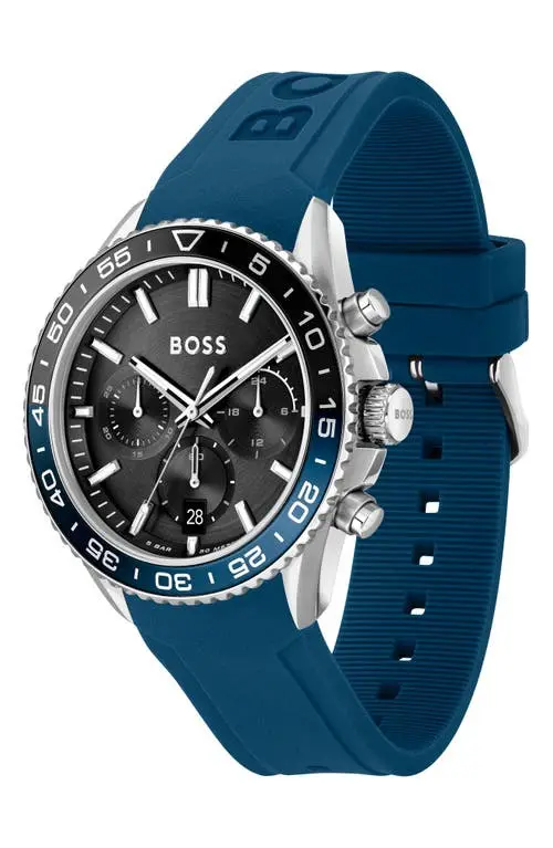 BOSS Runner Chronograph Strap Watch