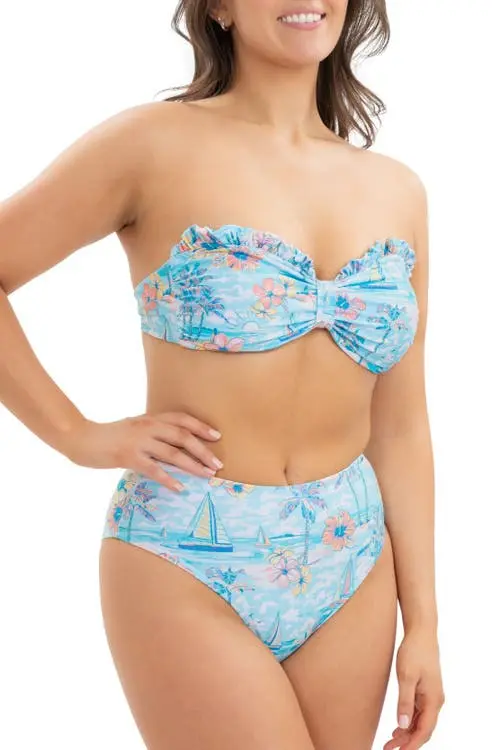 Kenny Flowers The Bvis High Waist Bikini Bottom