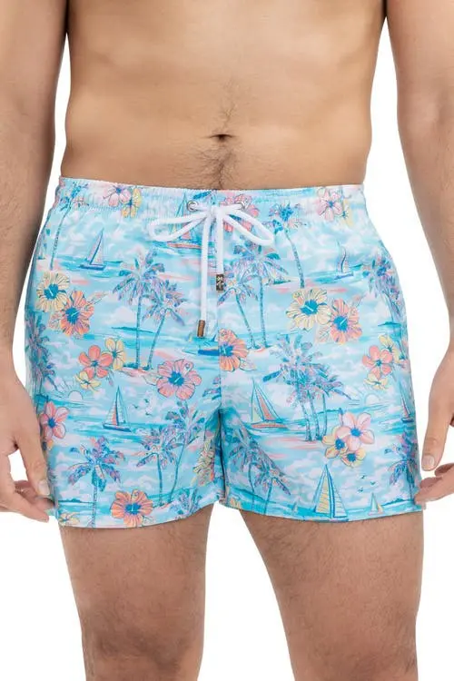 Kenny Flowers The Bvisswim Trunks - Light Blue