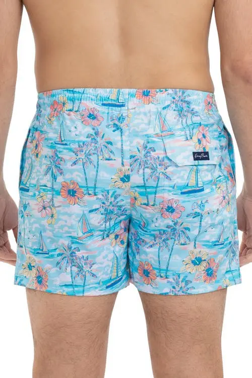 Kenny Flowers The Bvisswim Trunks - Light Blue