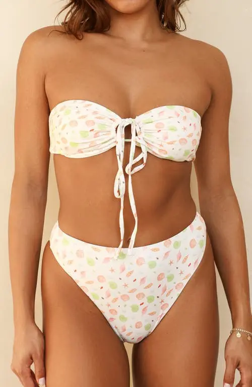 DIPPIN DAISY'S Seashore High Waist Bikini Bottom - Underwater Garden