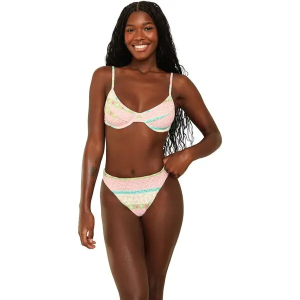 DIPPIN DAISY'S West Coast Underwire Bikini Top - Seashell Scrapbook