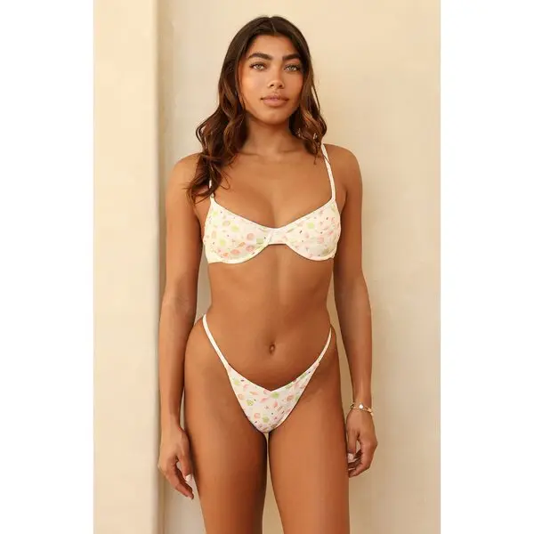 DIPPIN DAISY'S West Coast Underwire Bikini Top - Underwater Garden