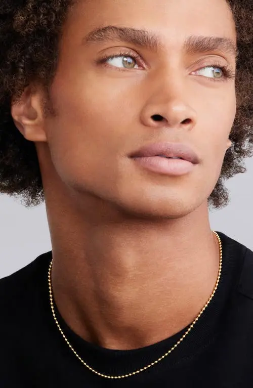 Lagos Signature Caviar Ball Chain Necklace