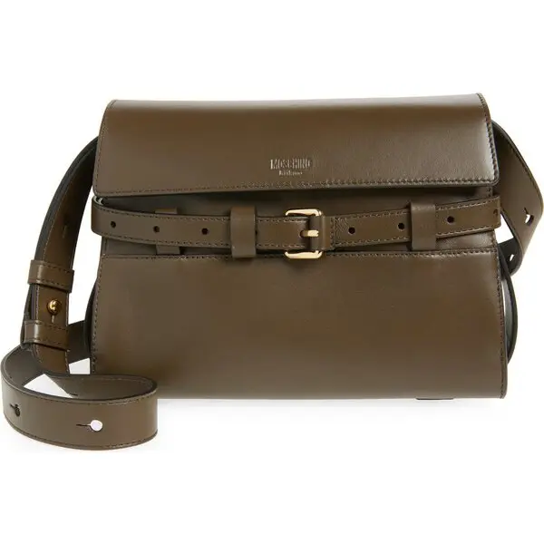 Moschino Small Leather Shoulder Bag