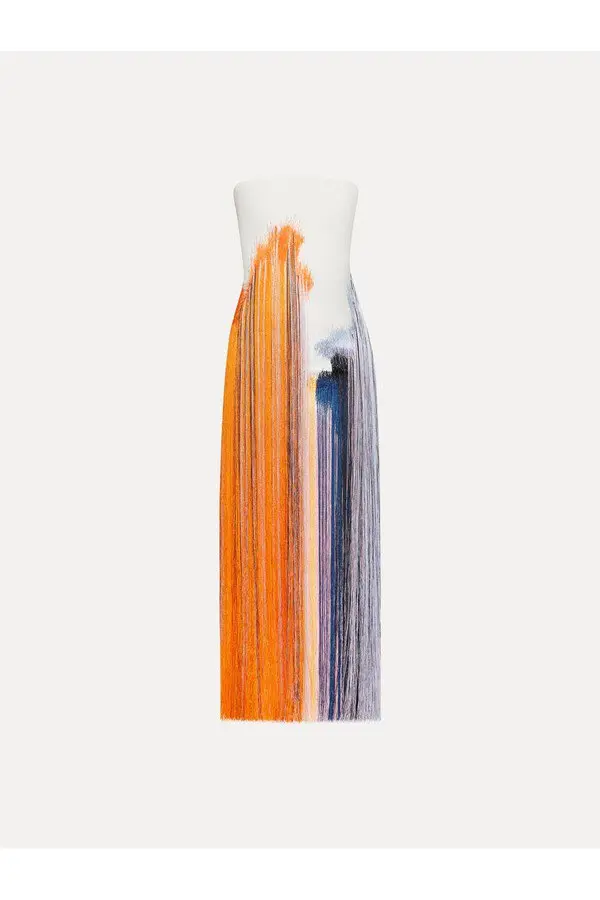 sachin and babi light blue dress Casual Halter Neck A-Line Dress Sleeveless Belted Swing Pleated Cockta main image 0