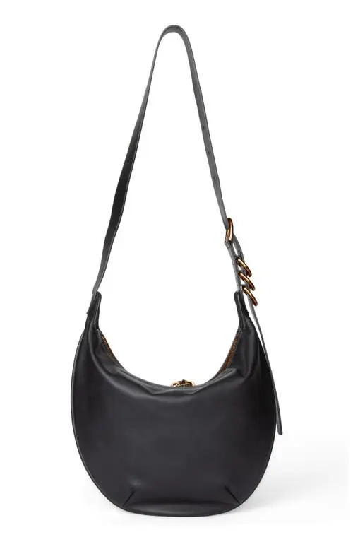 Rag & Bone Medium Mercer Leather Hobo Bag - Black