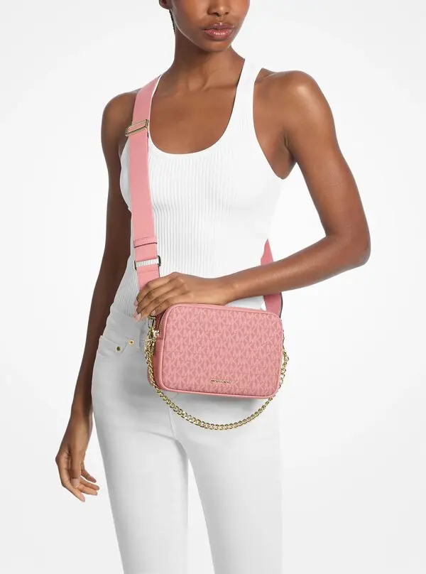 Michael Kors Bryant Medium Camera Crossbody Bag - Pink