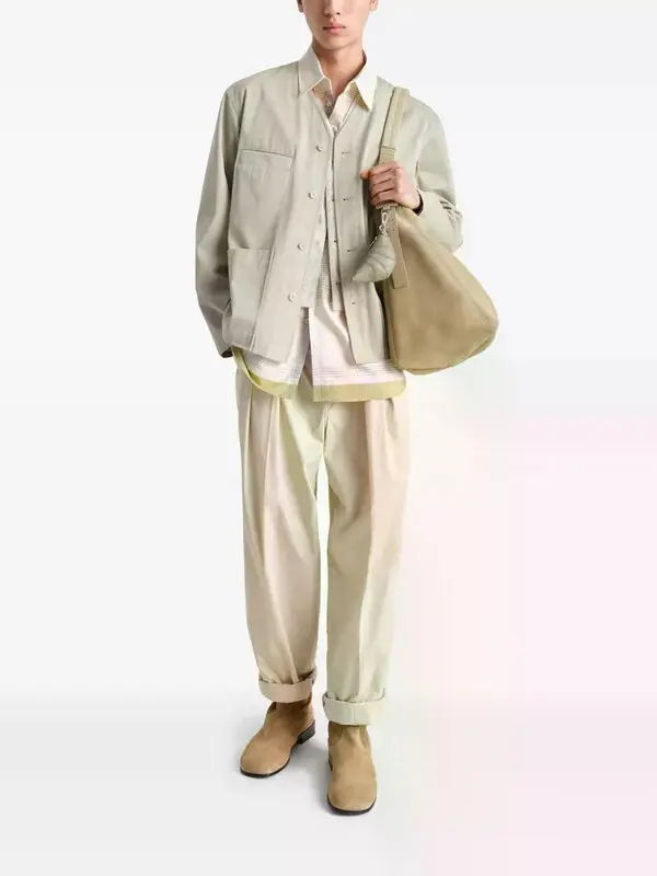 LEMAIRE Collarless Shirt Jacket