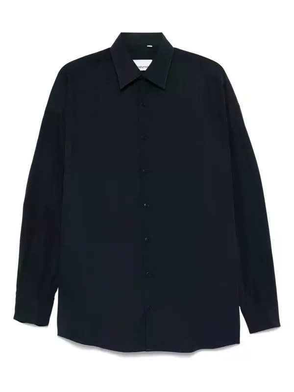 COSTUMEIN Straight-point Collar Shirt - Blue