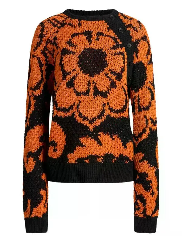 Etro Floral-jacquard Jumper