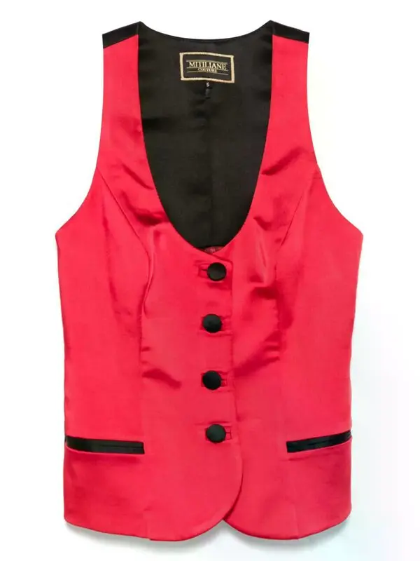 MITILIANE COUTURE Satin Waistcoat