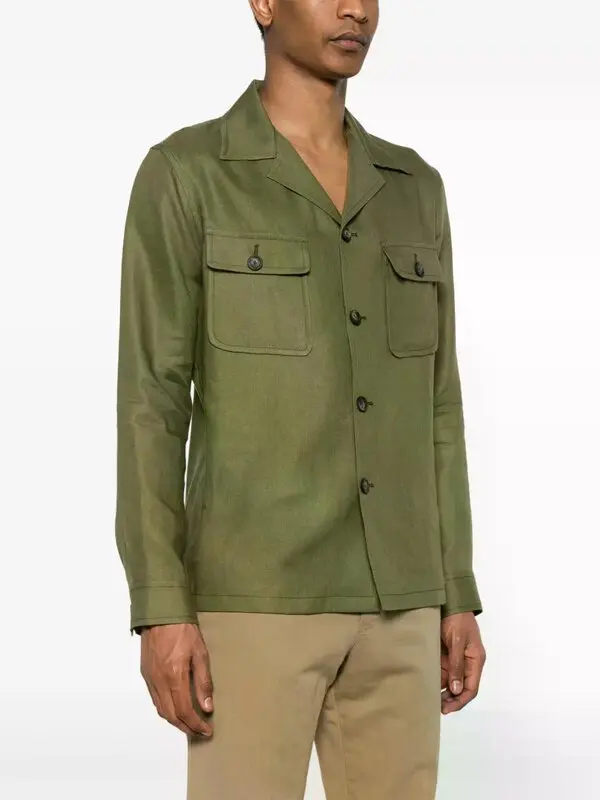 Tagliatore Tempest Shirt - Green