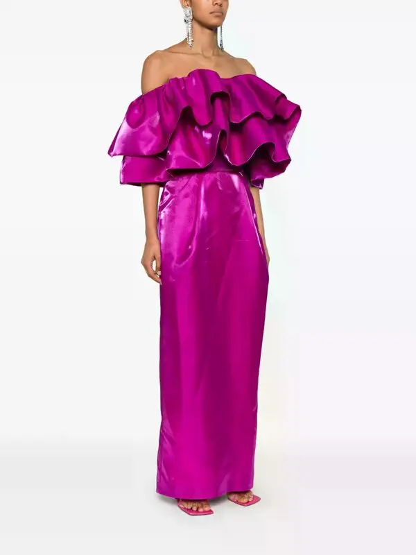 MITILIANE COUTURE Ruffled Maxi Dress