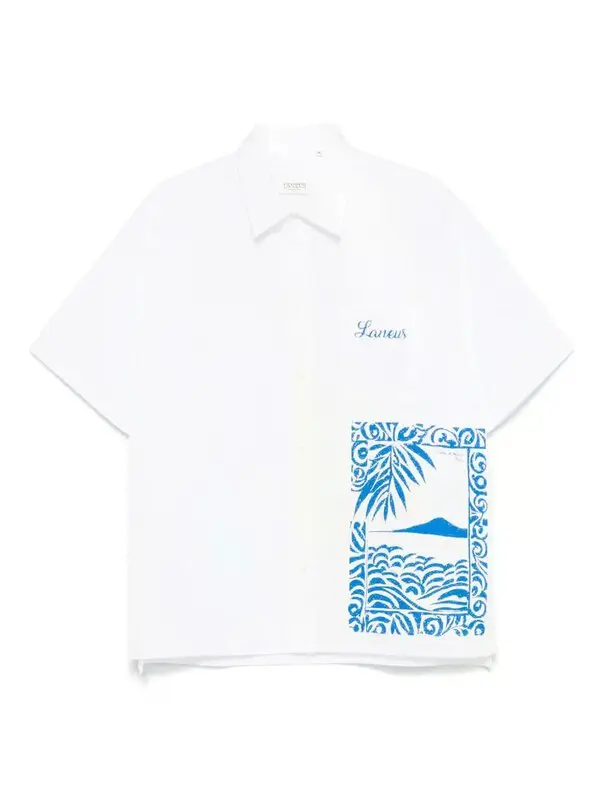 LANEUS Logo-print Shirt