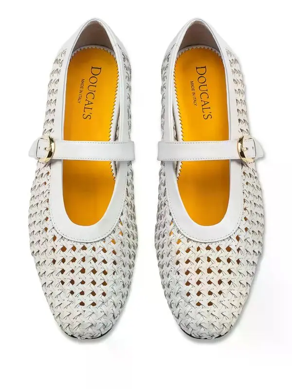 DOUCAL'S Leather Ballerinas - White