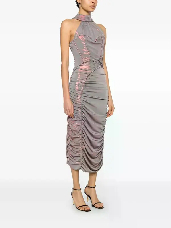MITILIANE COUTURE Draped Midi Dress