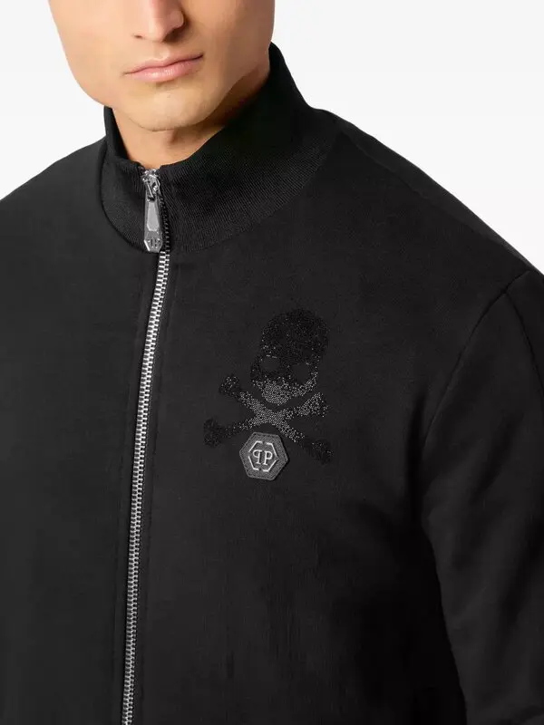 Philipp Plein Skull-embellished Bomber Jacket