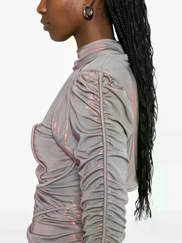 MITILIANE COUTURE Holographic Maxi Dress