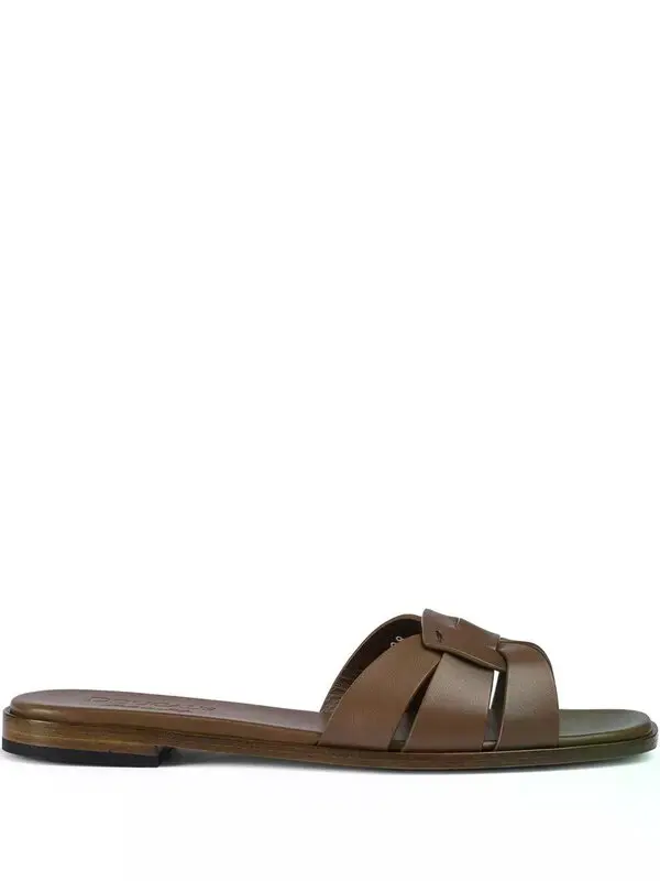 DOUCAL'S Leather Sandals - Brown